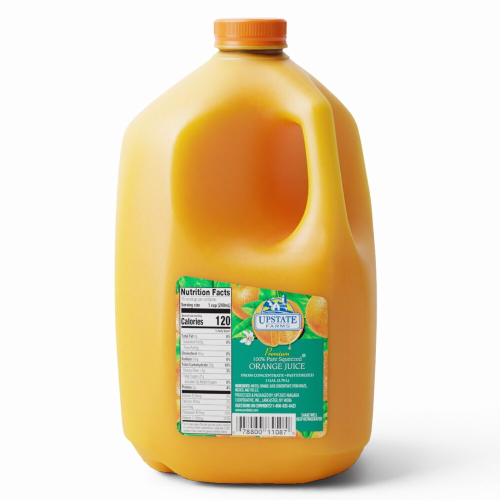 Upstate Farms® 100% Premium Orange Juice Gallon | UNC Dairy