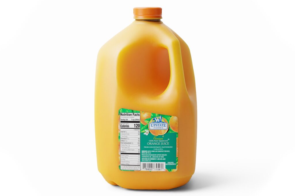 Upstate Farms® 100% Premium Orange Juice Gallon | UNC Dairy