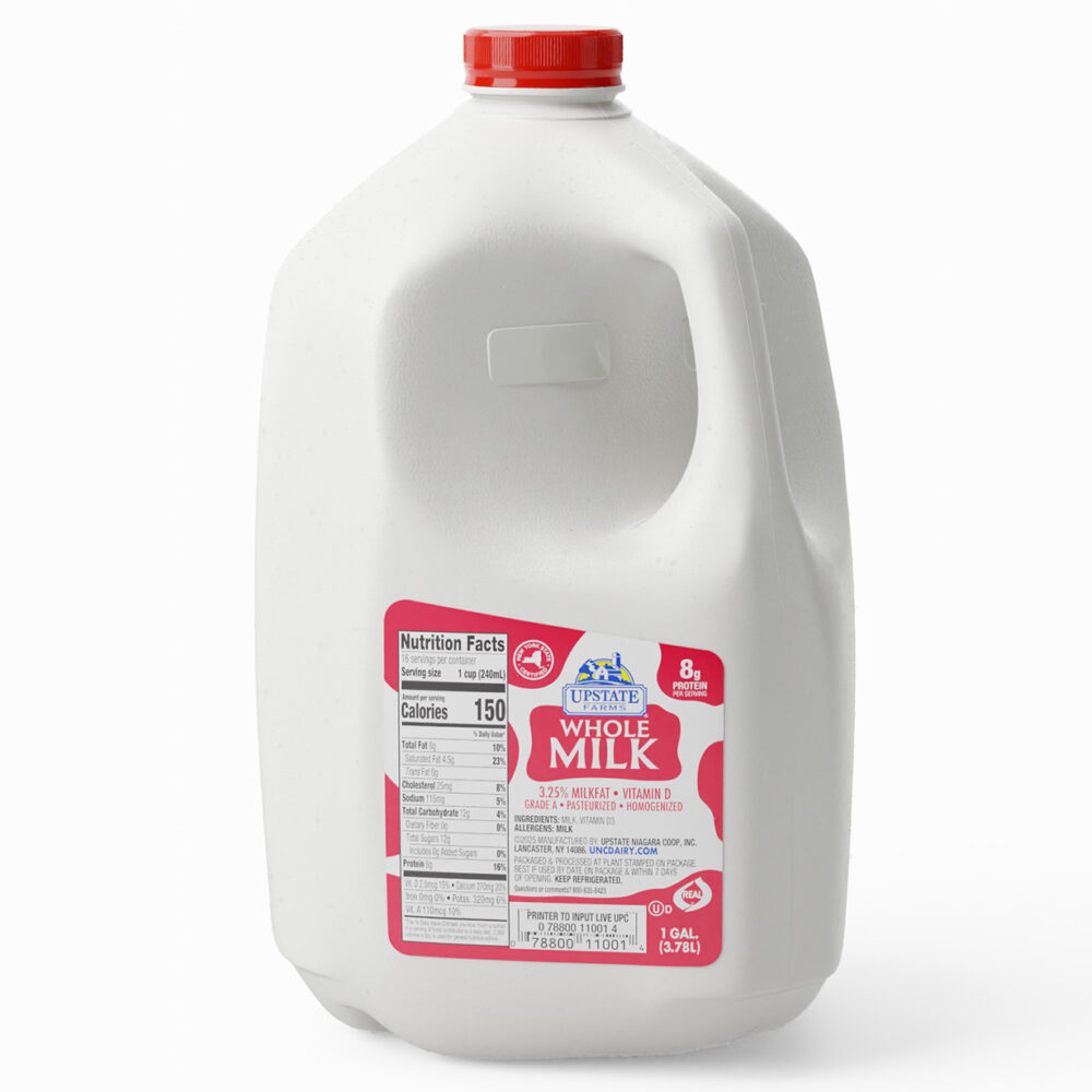 Upstate Farms® Whole Milk Gallon | UNC Dairy
