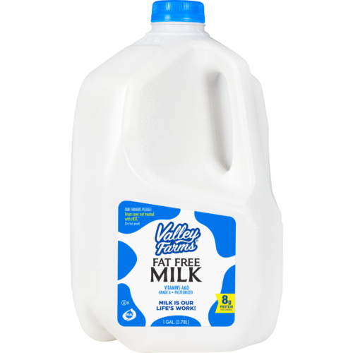 Valley Farms® Fat Free Milk Gallon | UNC Dairy