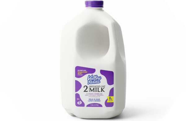 Valley Farms® 2% Reduced Fat Milk Gallon | UNC Dairy