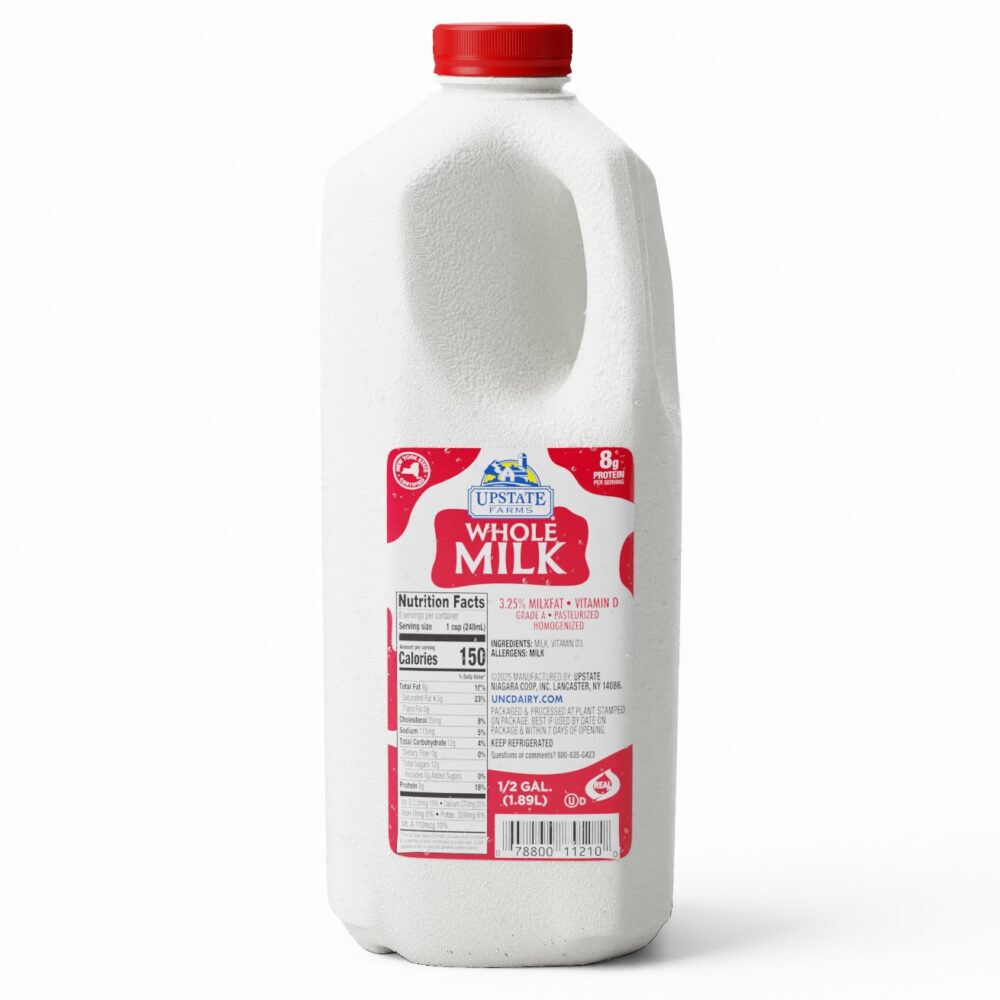 Upstate Farms® Whole Milk Half Gallon | UNC Dairy